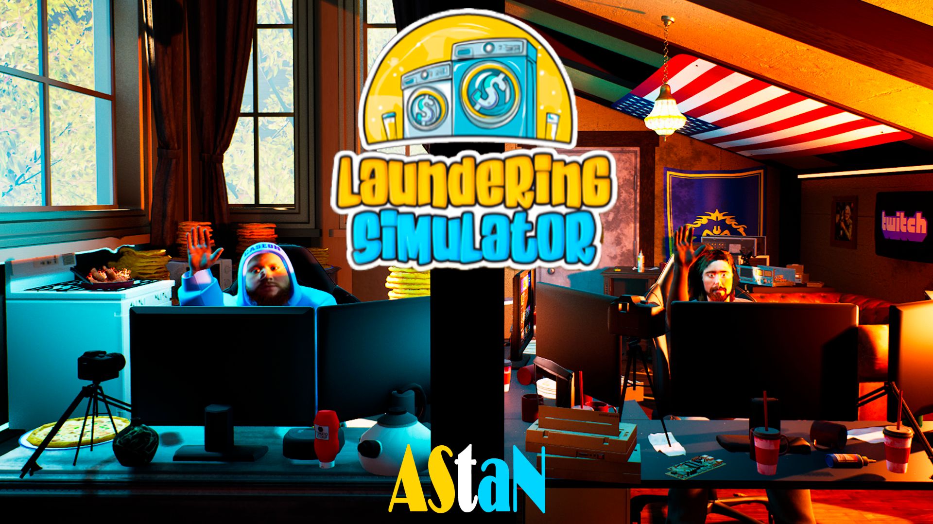 LAUNDERING SIMULATOR #2 - КОМНАТА РАЗРАБОТЧИКОВ, СТИРКА КОВРОВ И ШИКАРНАЯ ОФИЦЕР ОХАРА!