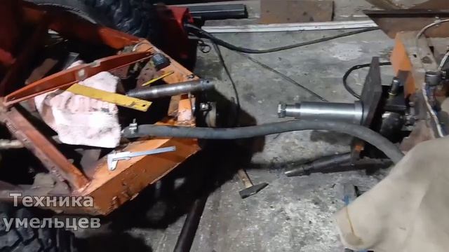 Самодельный трактор переломка. Модернизация