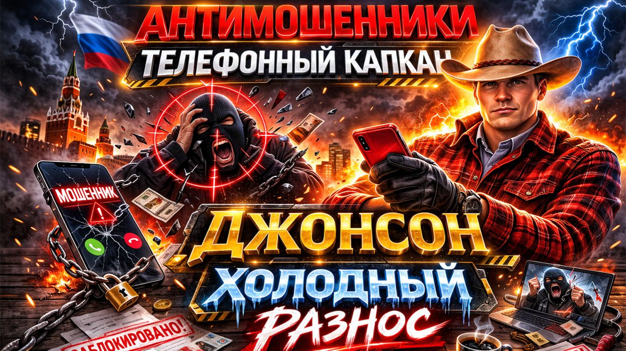 ДЖОНСОН / У ШАВОК ШАНСОВ НЕТ / МОШЕННИКИ ЗВОНЯТ ПО ТЕЛЕФОНУ