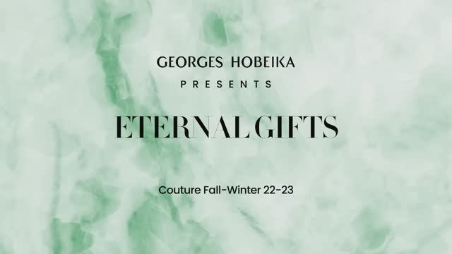 Показ женской коллекции Georges Hobeika осень-зима 2022-2023