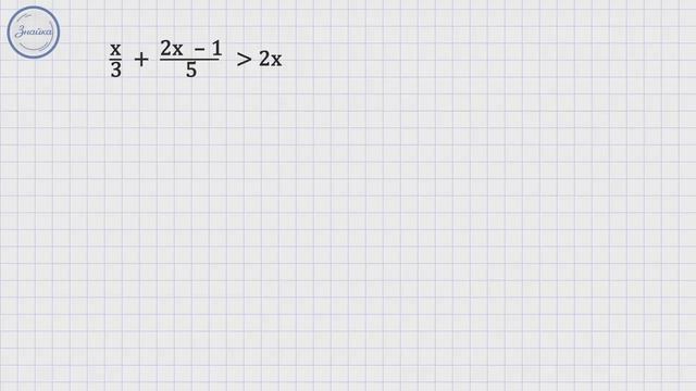 Алгебра 8 класс  Решение линейных неравенств