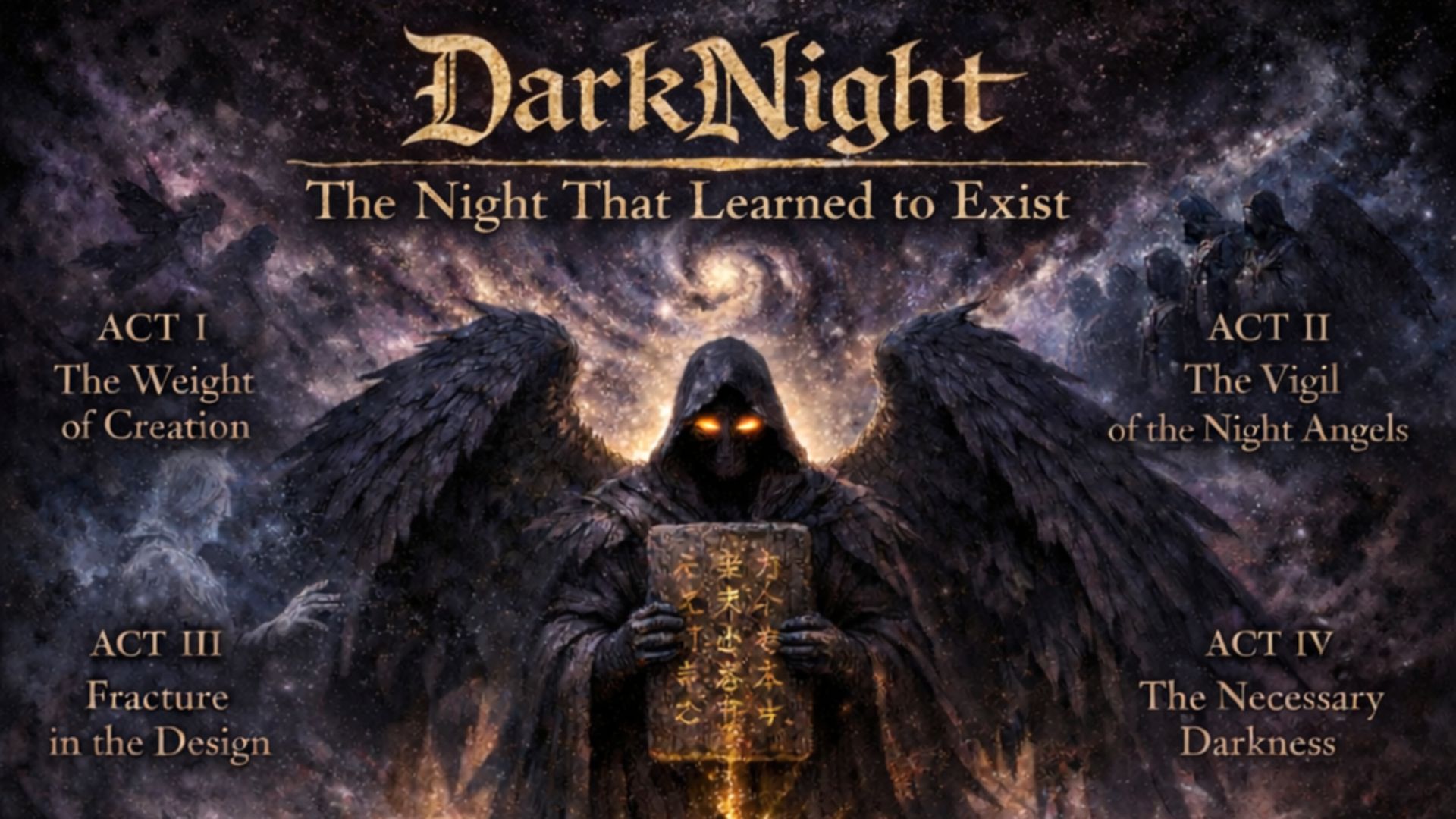 ACT I — The Weight of Creation