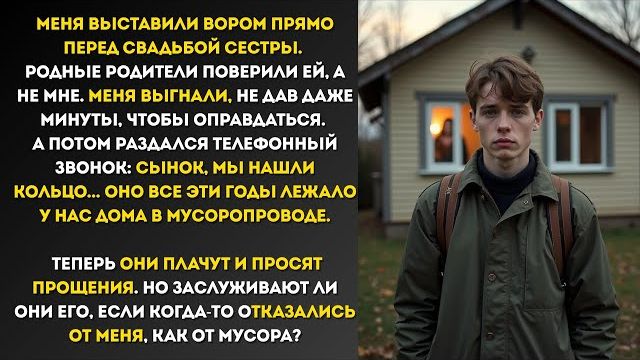 «Сестра обвинила меня в краже. Родители выгнали. А кольца...» Слушать адио книги
