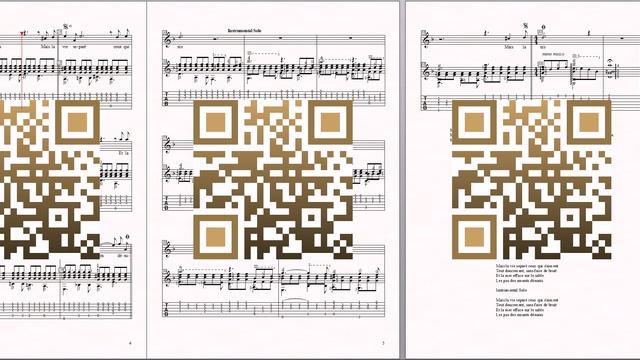 Опавшие листья (mus.J.Kosma, lyr.J.Prevert) Ноты для вокала и гитары