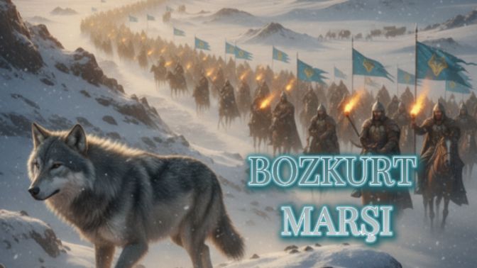 🎵 BOZKURT MARŞI 🔥🦅🎵 МАРШ СЕРОГО ВОЛКА 🔥🦅 | Эпический Турецкий Гимн и Национальная Гордость