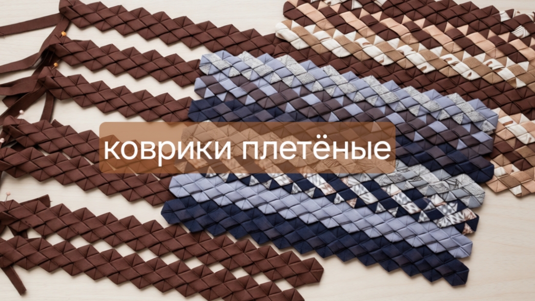 коврики плетёные #коврики #рукоделие #ручная работа