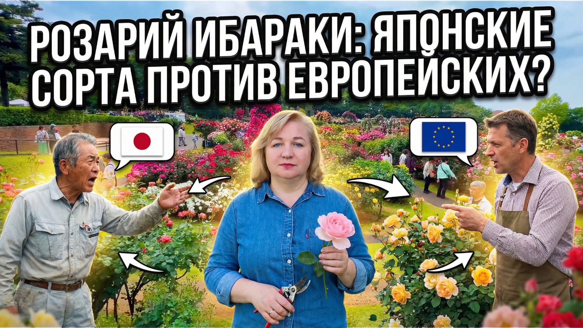 ПРОГУЛКА ПО РОЗАРИЮ ИБАРАКИ | РОЗЫ КОТОРЫЕ ПОРАЖАЮТ