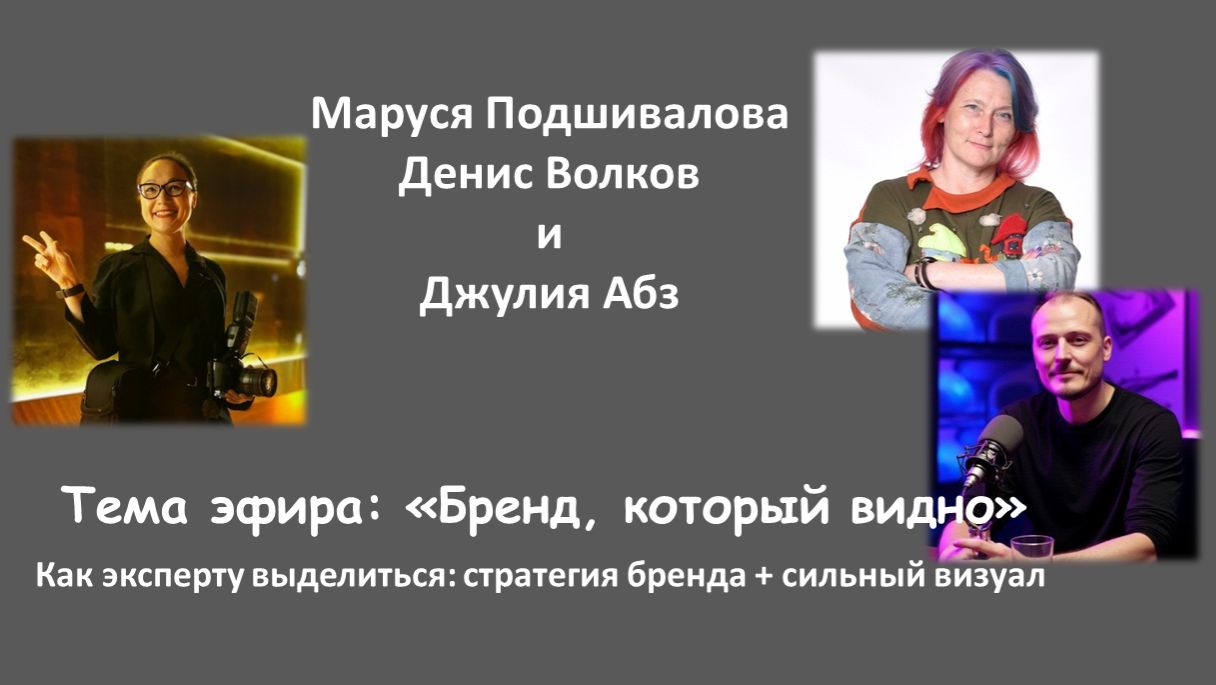 Бренд, который видно. Часть 1.