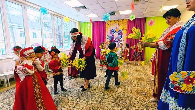 2026.03.03. Детский сад N 43. Группа "Яблонька". Мимозы ...