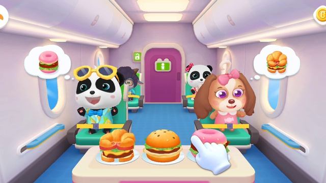 Панда. Панда Автобус. Школьный автобус. Для детей. Детям