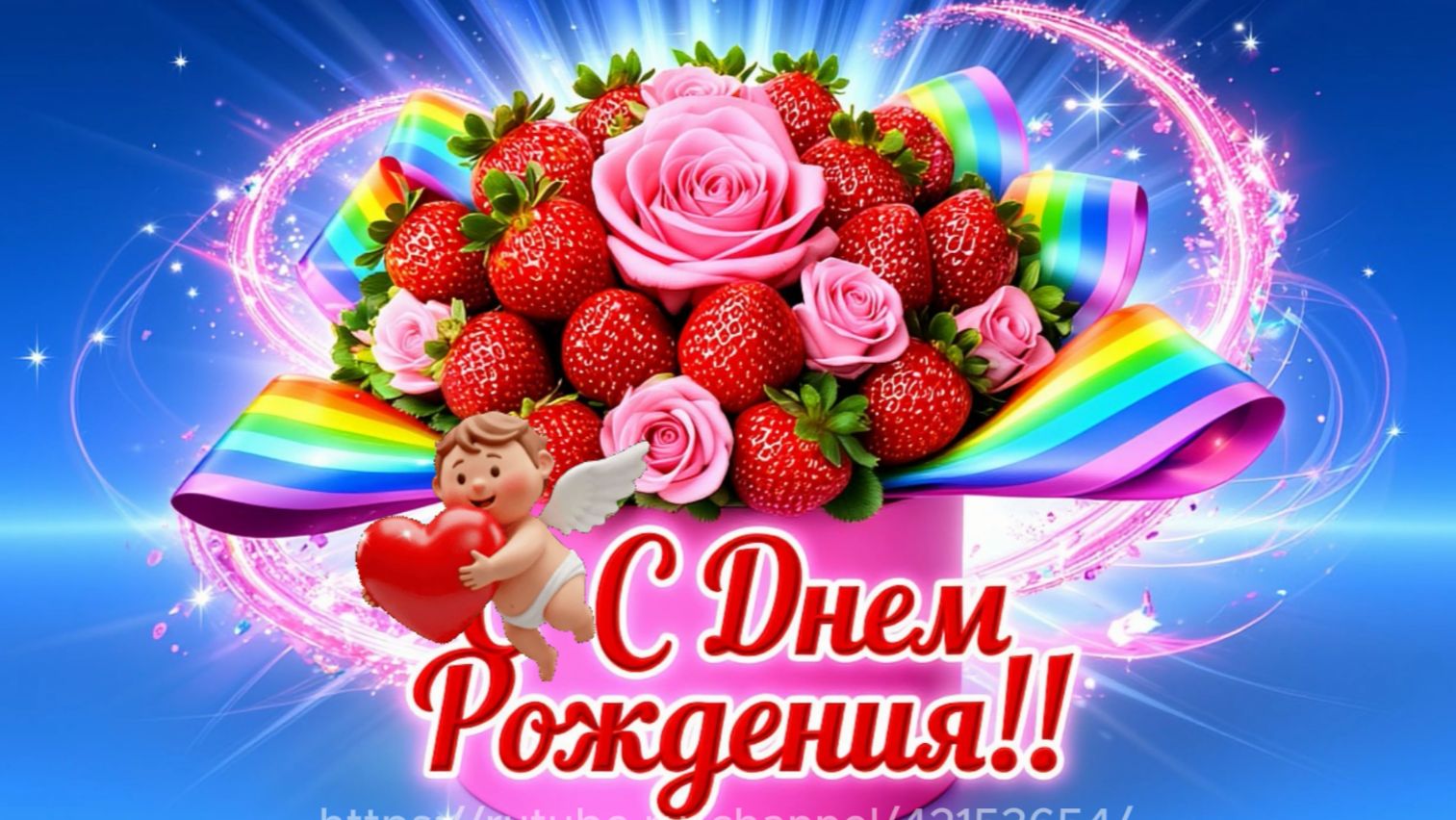 С Днём Рождения! Красивое поздравление для женщины