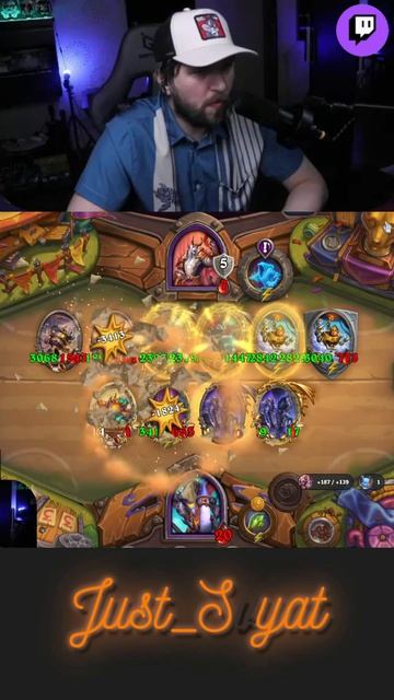 Простой махач мехов =)  #hsbg   #just_svyat #heartstone #хартстоун #стрим