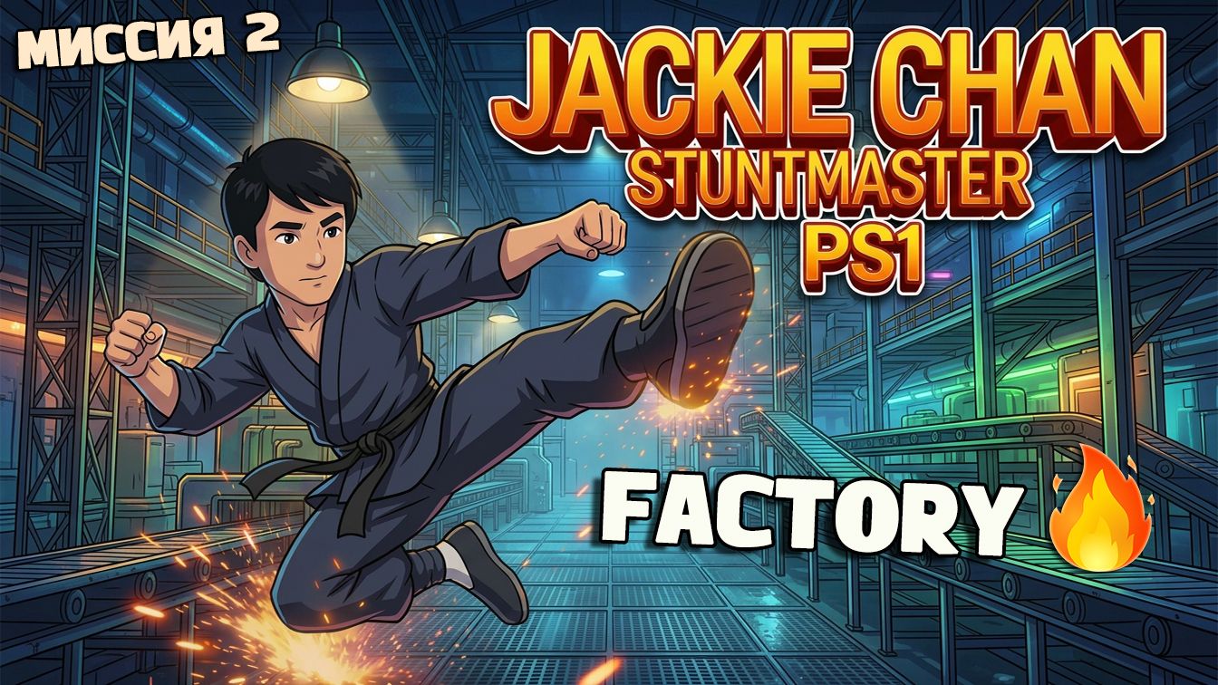 🔥 Jackie Chan Stuntmaster PS1 - 100% Прохождение + ВСЕ ДРАКОНЫ! Миссия 2 (FACTORY)