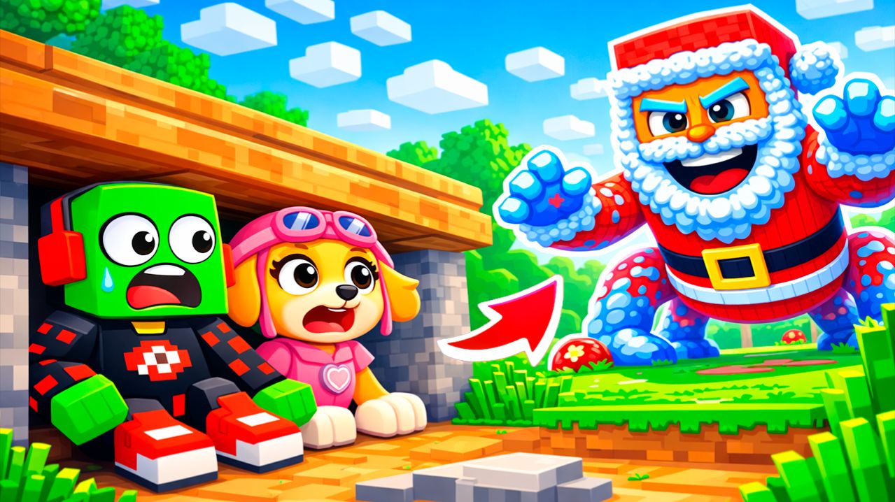 ЩЕНЯЧИЙ ПАТРУЛЬ ПРЯЧЕТСЯ от ГУГУ ГАГА ПОЙМАЛ ЕГО В ЛОВУШКУ в МАЙНКРАФТ