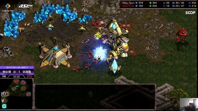 ASL21 онлайн квалификация 2 день Tyson vs Jaedong g2