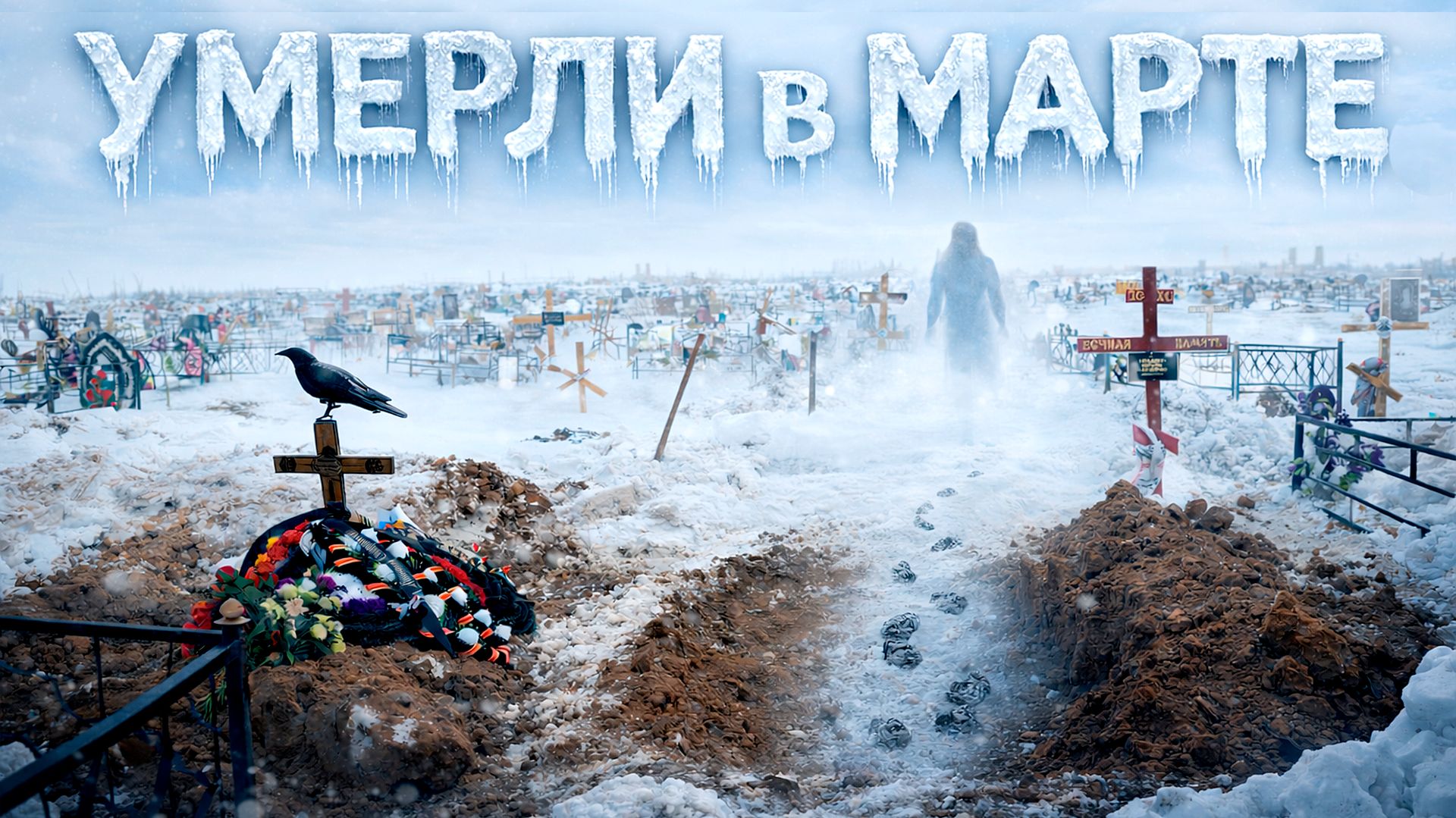 Умерли в марте, могилы на новом кладбище.  город АСТАНА КАЗАХСТАН.  (отснято) 14 марта 2026 г.