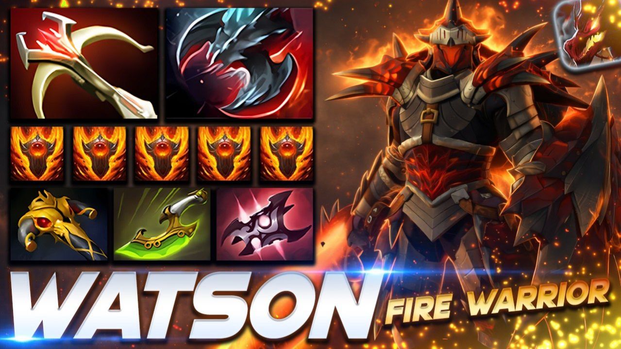 Watson Dragon Knight — профессиональный геймплей в Dota 2 [Смотри и учись]