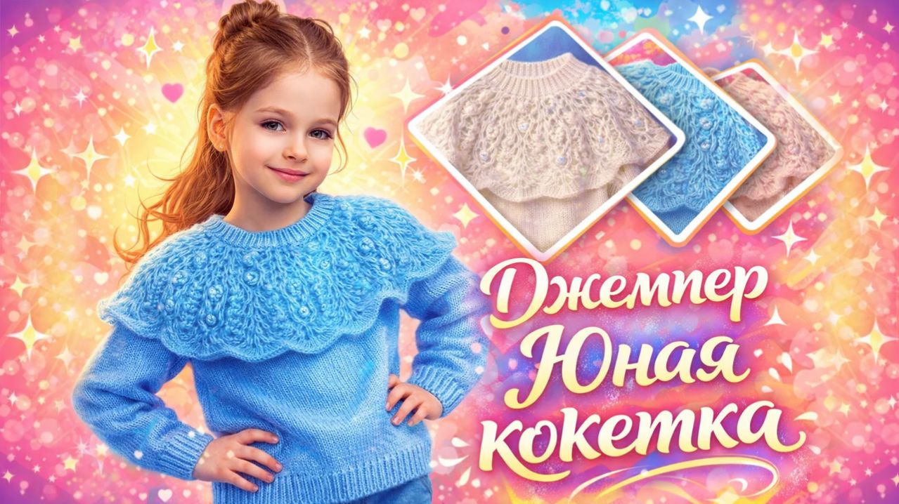 Описание на джемпер «Юная кокетка» доступно.