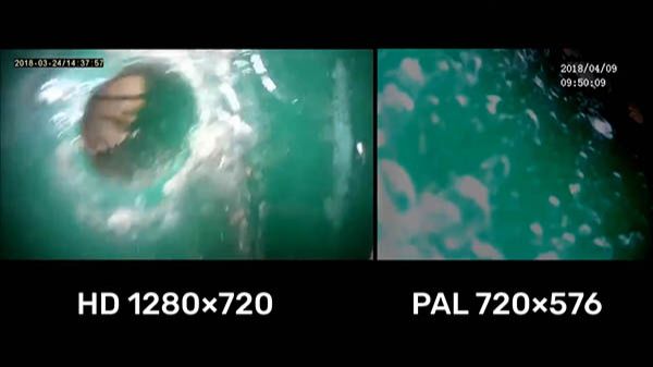 Системы теелиснпекции eVIT -  PAL 720×576 vs HD 1280×720