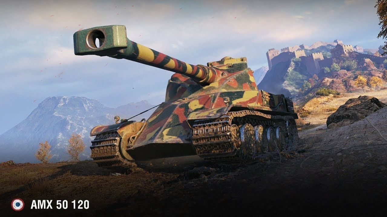 АМХ 50-120 редлик мастер 6к+ урона  и тд но чуть не дотянул