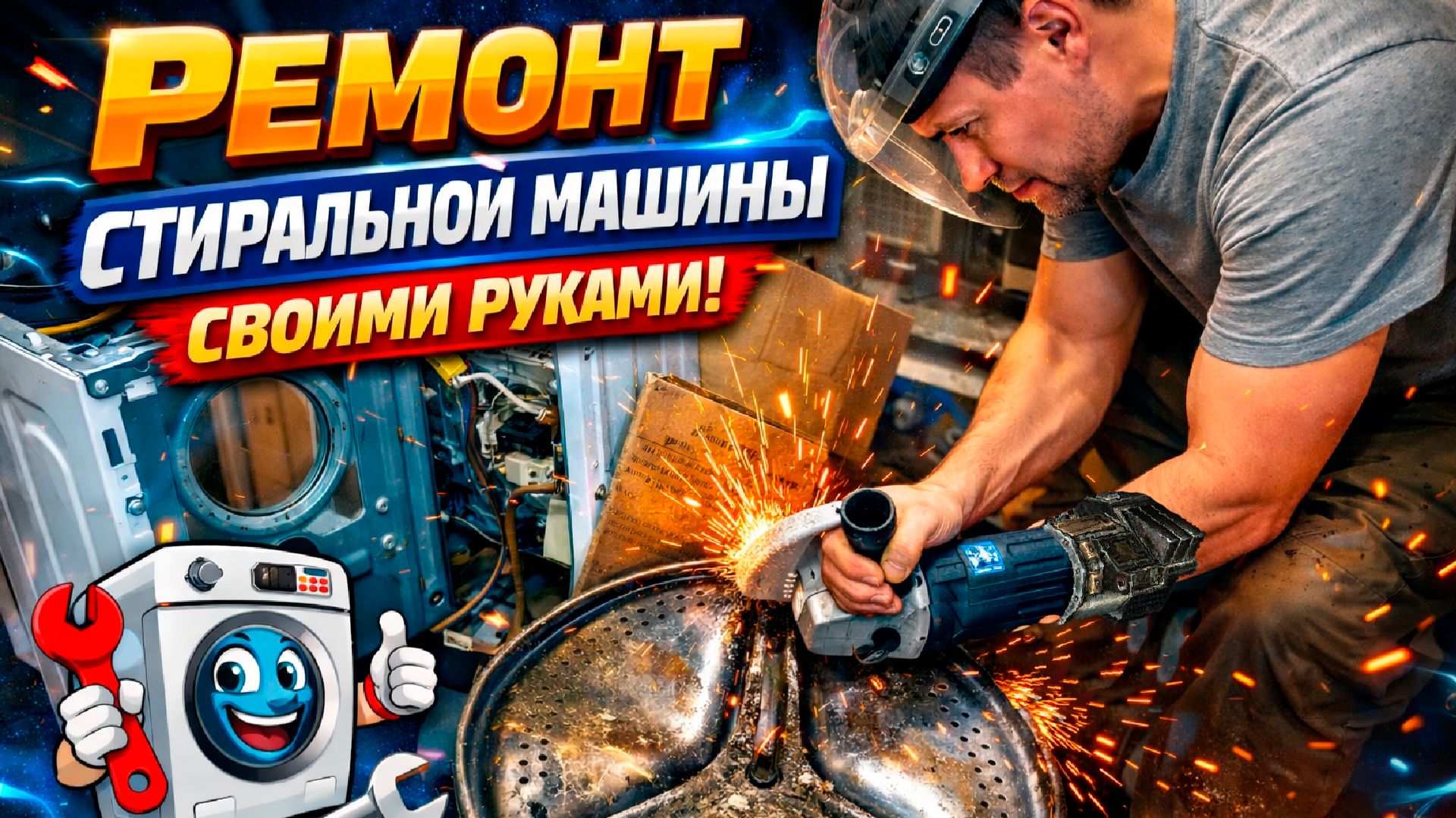 Развалилась стиральная машина. Ремонт своими руками