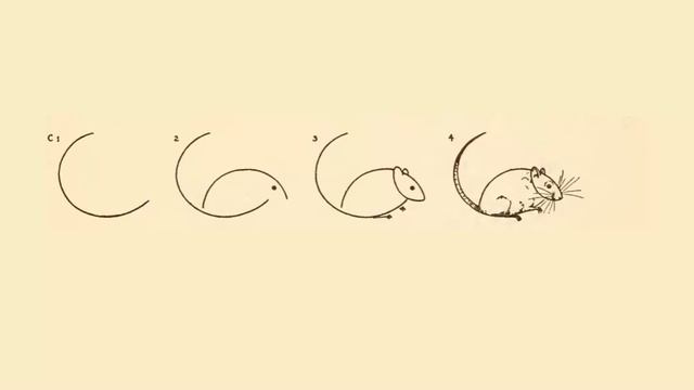Как нарисовать мышку? вар.№ 3