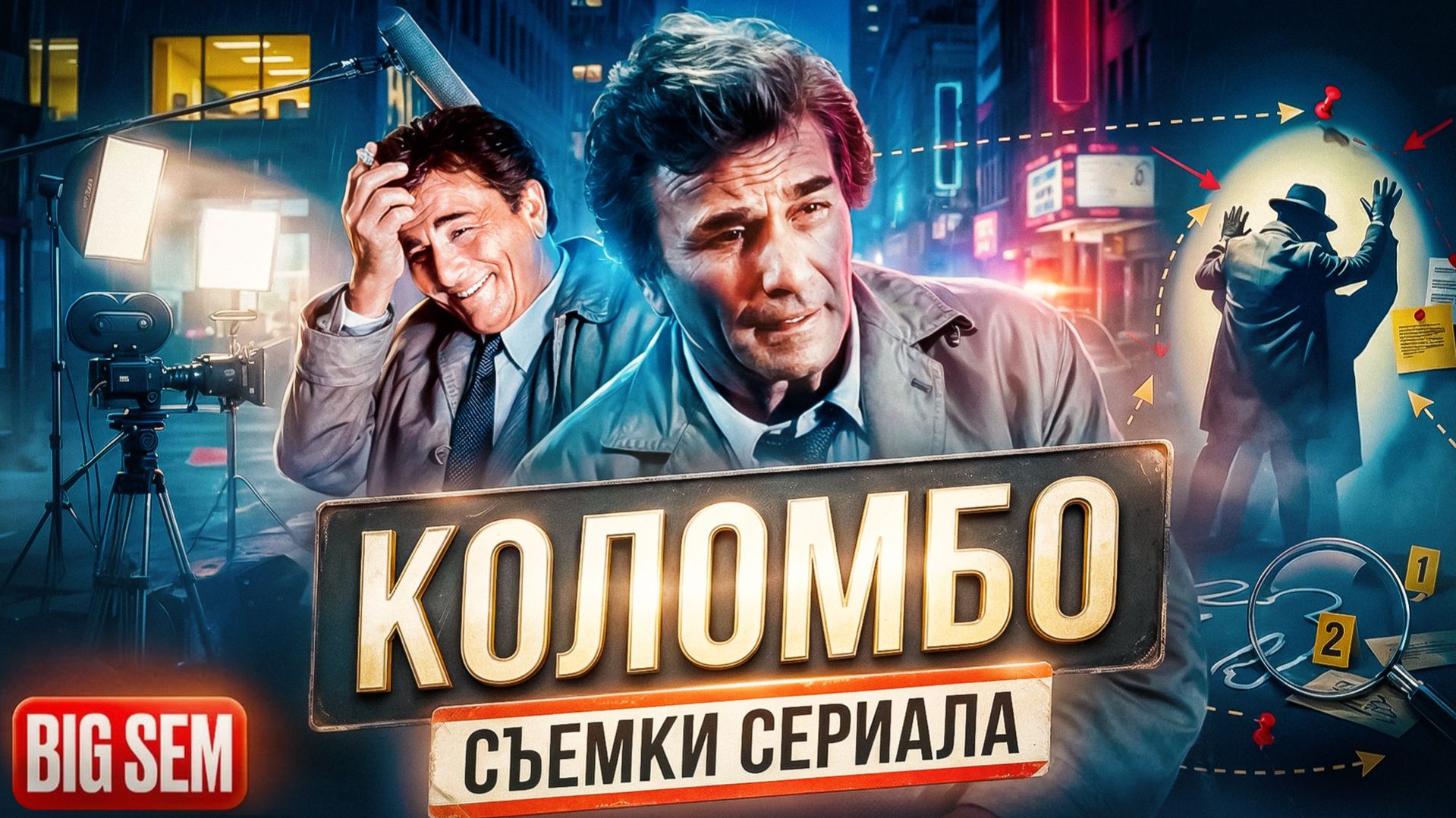 "Коломбо" - как снимали легендарный детективный сериал с Питером Фальком и интересные факты о нем!