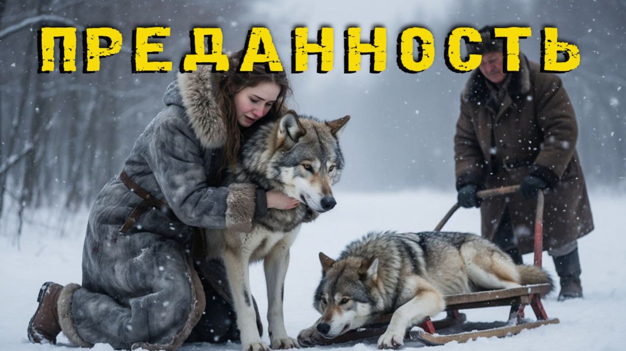 Одинокий вой в ночи заставил её пойти за диким зверем сквозь страх и метель. Таежная история.