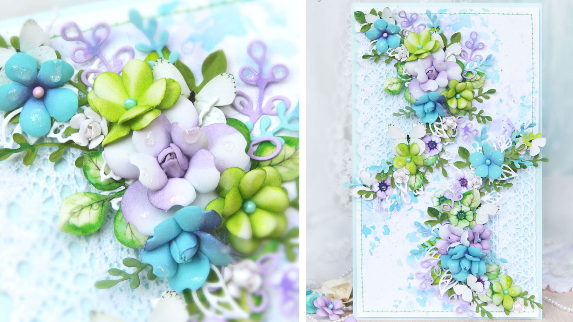 Как я делаю оригинальную открытку из бумаги и фоамирана 🥰 Идеи для скрапбукинга своими руками