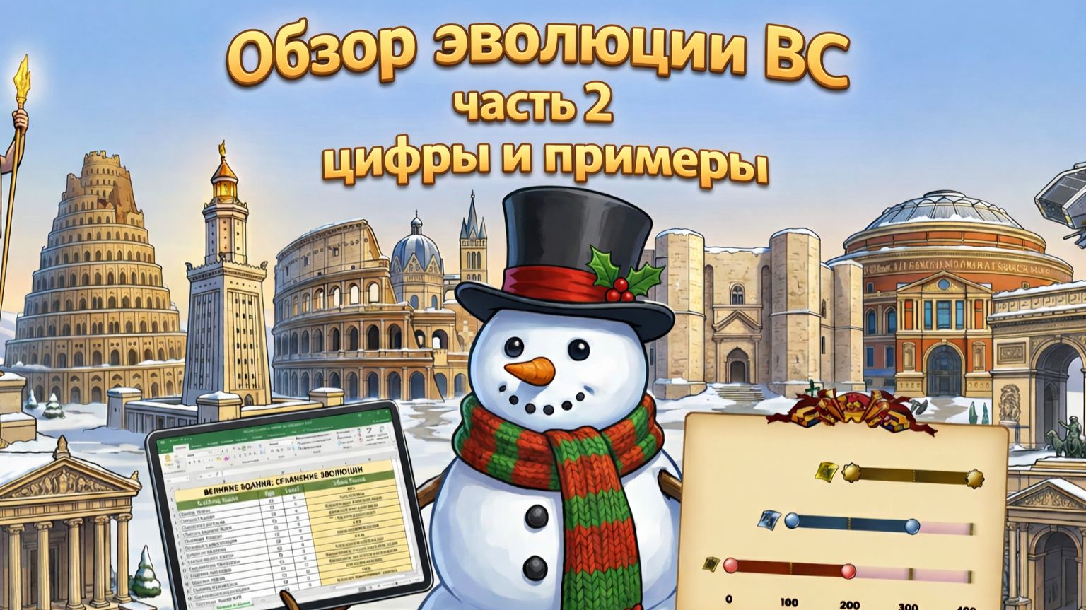 Обзор Эволюции Великих Строений Часть 2 от Обзора Фое )