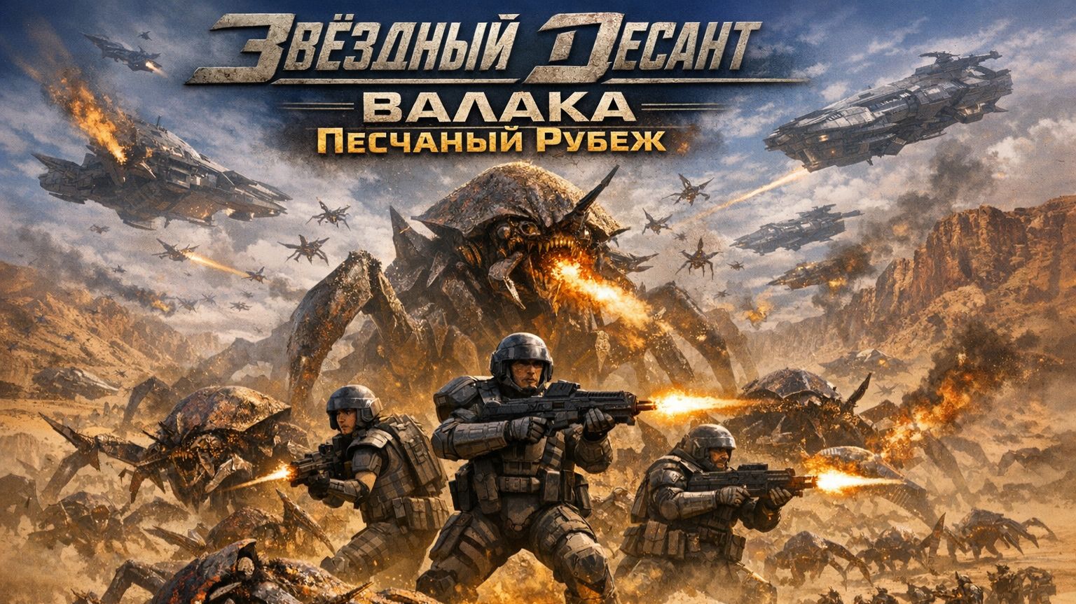 Валака Песчаный Рубеж. Starship Troopers