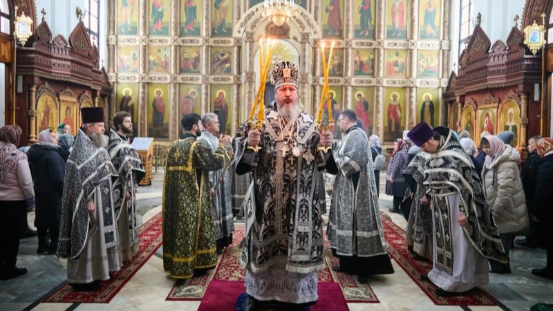 Литургия Преждеосвященных Даров в пятницу первой седмицы Великого поста 27.02.2026г