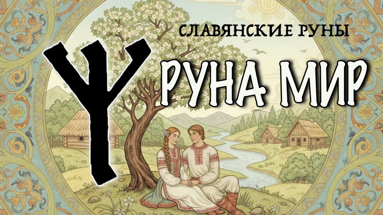 Славянские руны. Руна Мир. Значения и энергетика.