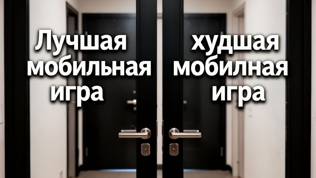 создай список мобильных игр