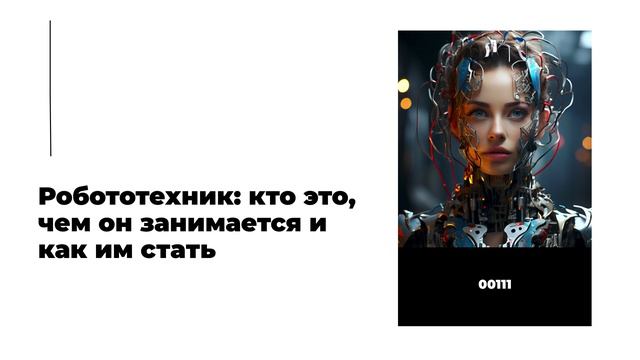 Робототехник: кто это, чем он занимается и как им стать