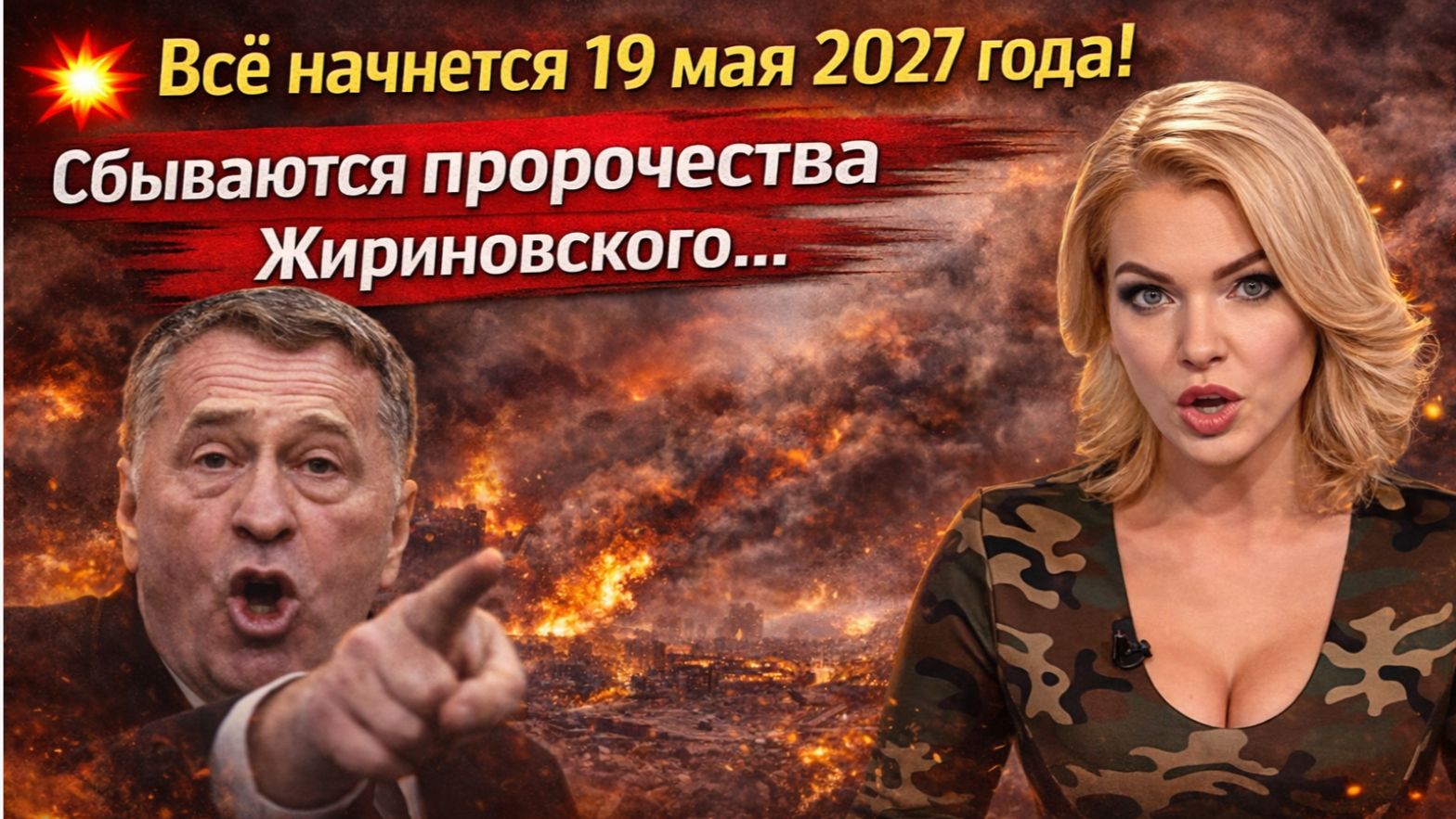 ⚡️Всё начнется 19 мая 2027 года! Сбываются пророчества Жириновского о начале III мировой