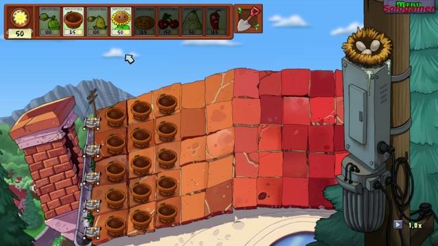Plants vs Zombies Replanted Прохождение #4 Серебряный подсолнух