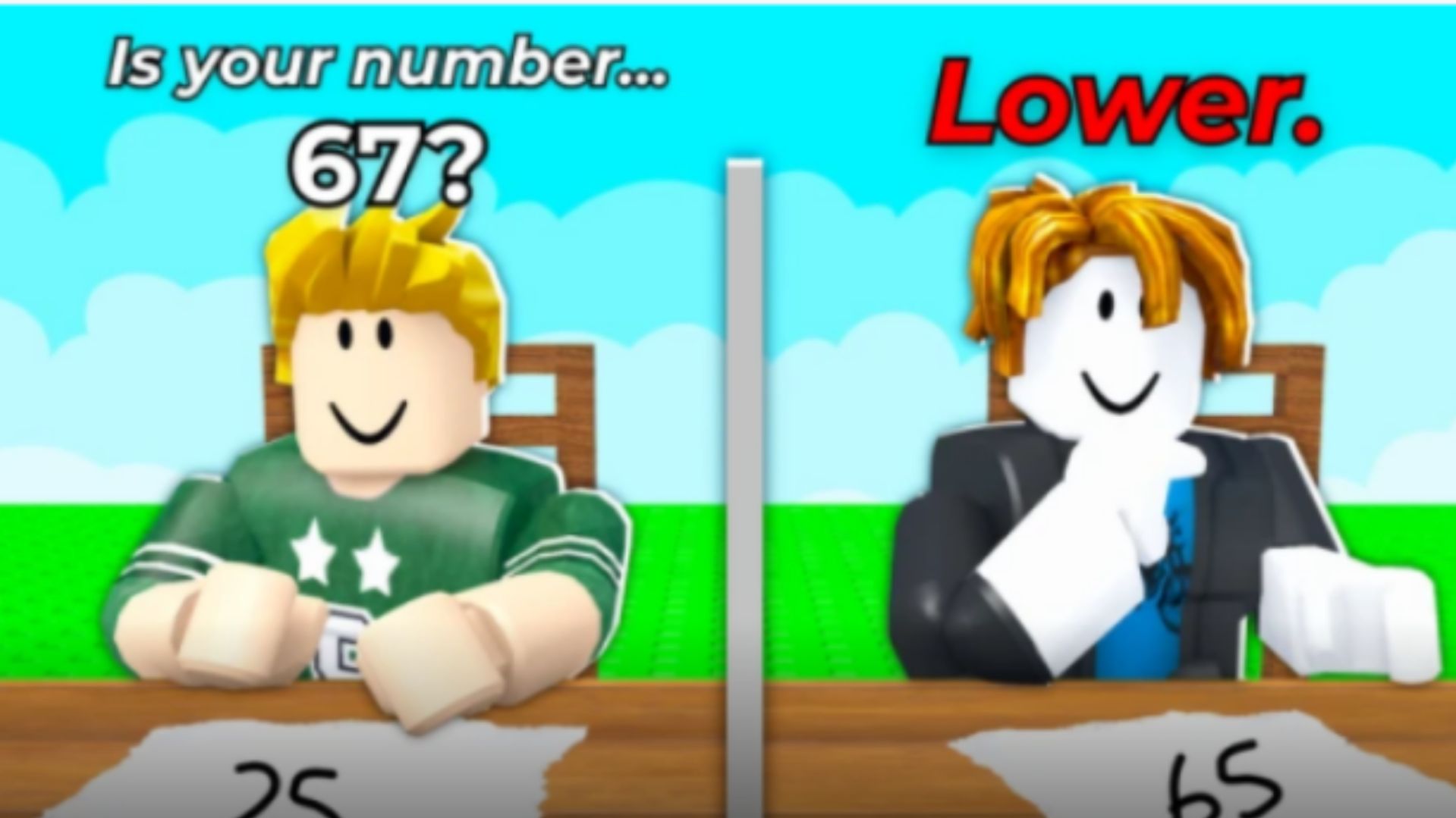 Какую цифру ты выберешь 1 до 100 чтобы не умереть в роблоксе игра