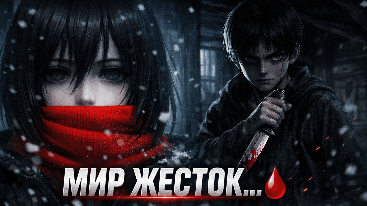 МИР ЖЕСТОК... 🧣 Атака Титанов 1 сезон 6 серия Стрим (Kansai) | Прошлое Микасы