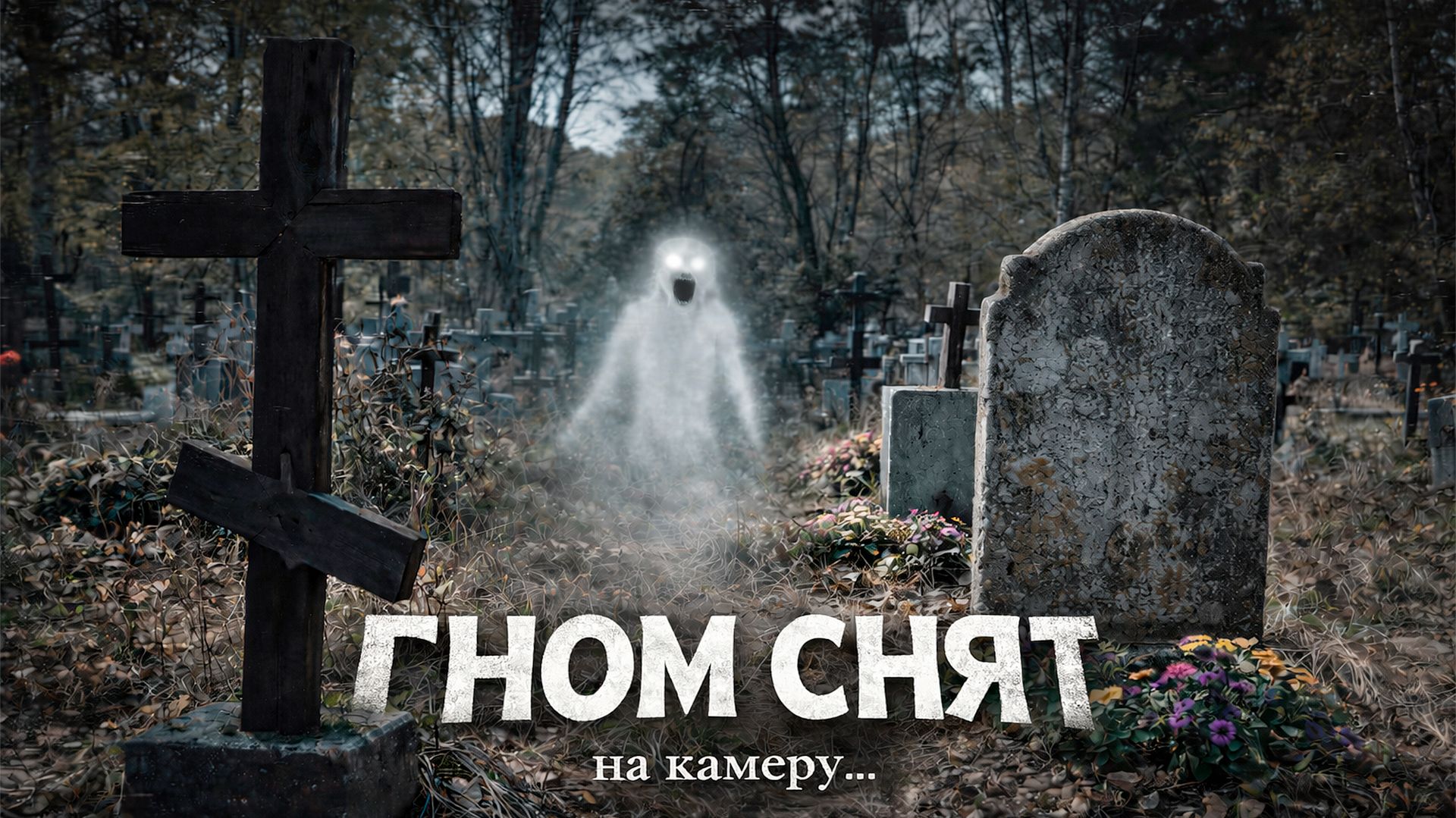 КАМЕРА СНЯЛА СУЩНОСТЬ НА МОГИЛЕ… Люди не верят, но запись всё показала