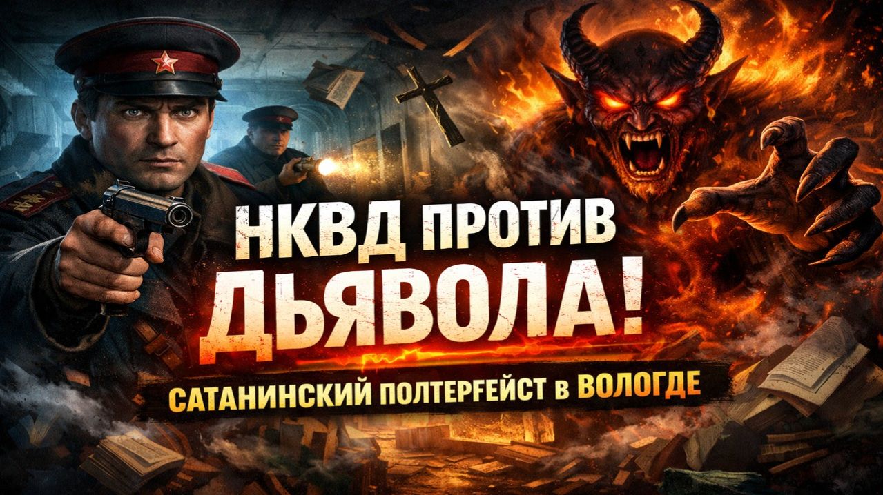 НКВД Против Дьявола! Дело №1939: Сатанинский Полтергейст в Вологде. Когда Страх Стал Оружием Мистика