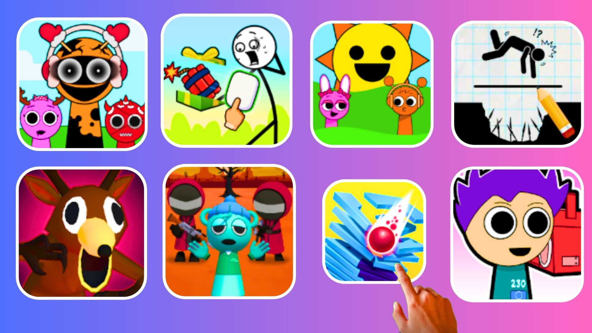 🌈SPRUNKI & 99 Night In The Forest