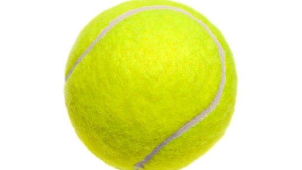 Чеканка теннисным мячом.