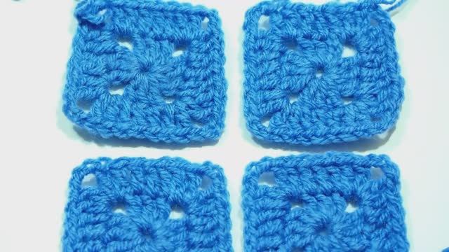 Соединение мотивов.Как соединить мотивы иглой. Как соединить бабушкины квадраты.Уроки вязания МК 202