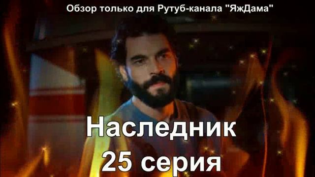 Впечатления от 25 серии турецкого сериала "Наследник"