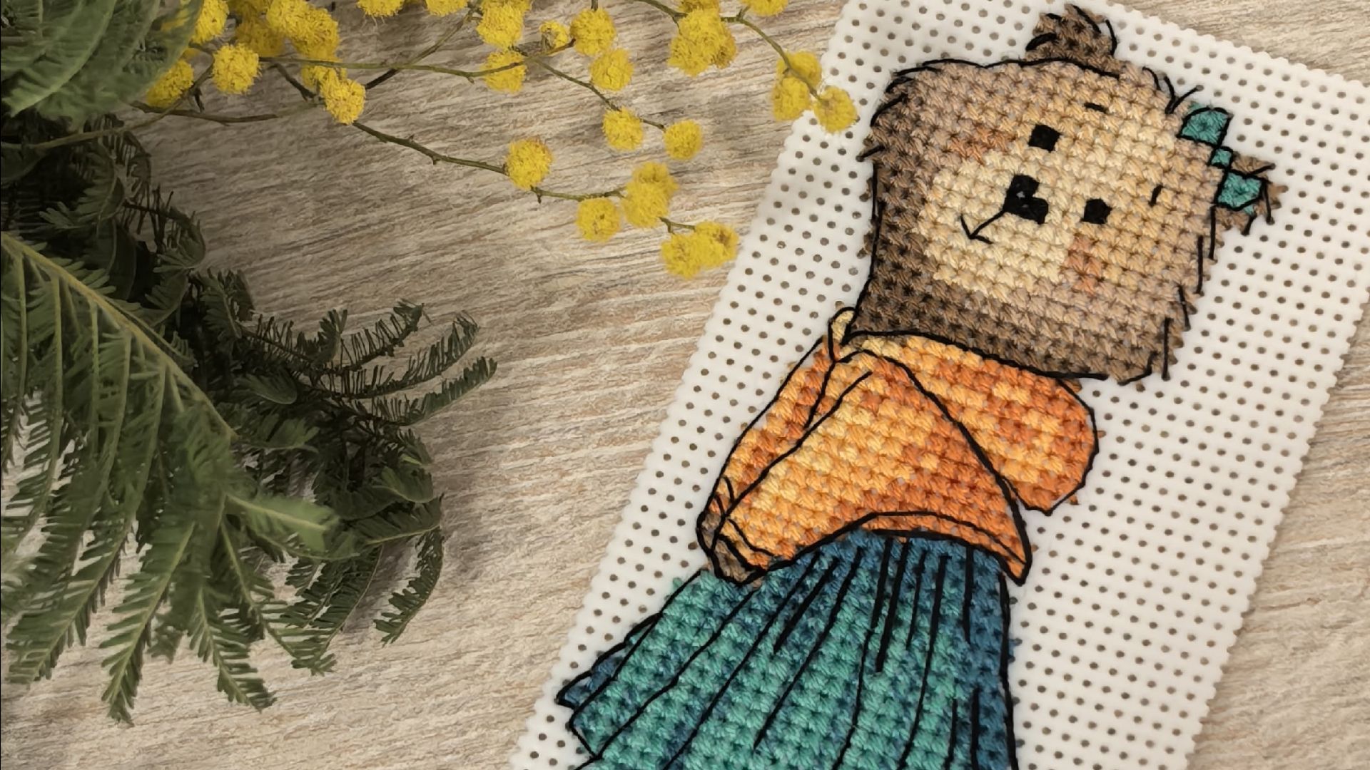 Почти рукодельный дневник. Вышивальная неделя 08 -14.03.2026. Играю в "Алису" и "Палату № 6"