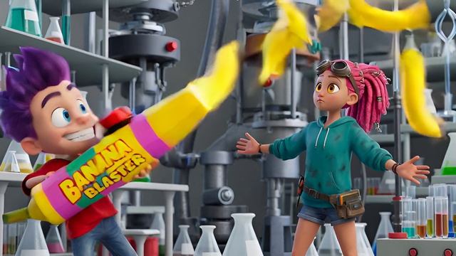 🍌💥 Банановый обстрел! Получай, Лекса! 😂