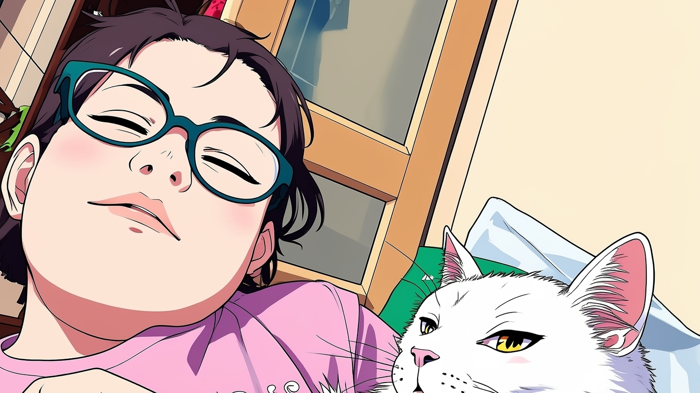 аниме Moon серия 1 ( кошка не любит сидеть на руках)