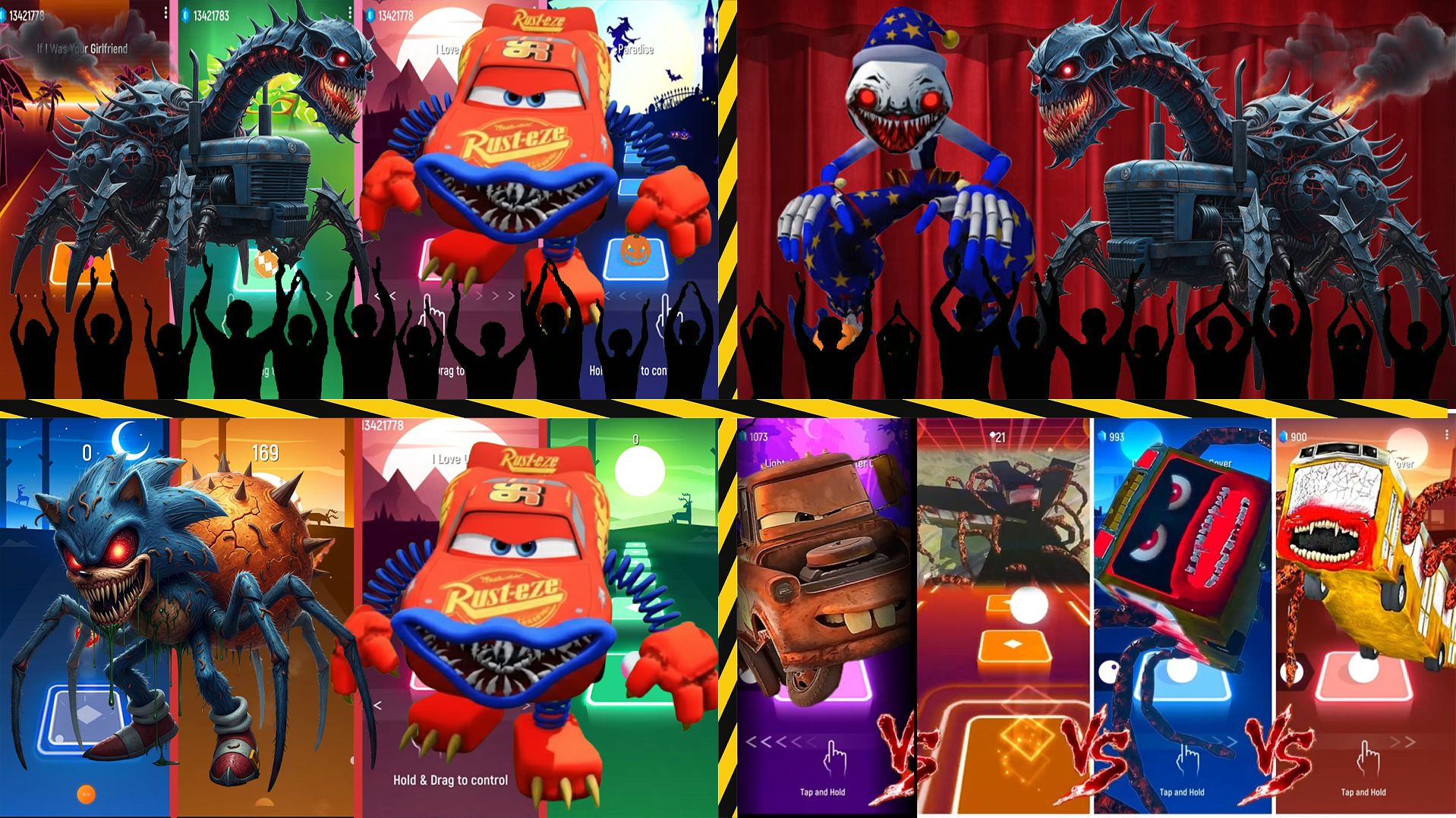 Monsters COFFIN DANCE & TILES HOP Comp. Ep.26