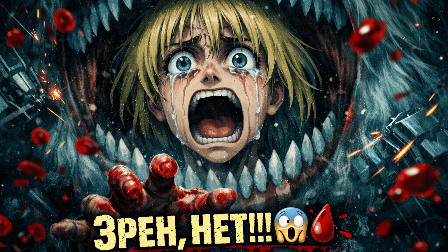 ЧЕЛОВЕЧЕСТВО ПРОИГРАЛО? ⚔️ Атака Титанов 1 сезон 5 серия Стрим (Kansai) | Трагедия Эрена